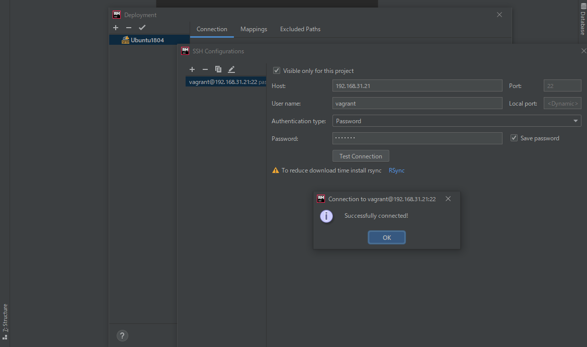 Ruby on RailsとUbuntuとVagrantで作ったサーバーにIDEから接続する方法 RubyMine編 – ワドプロカレッジ